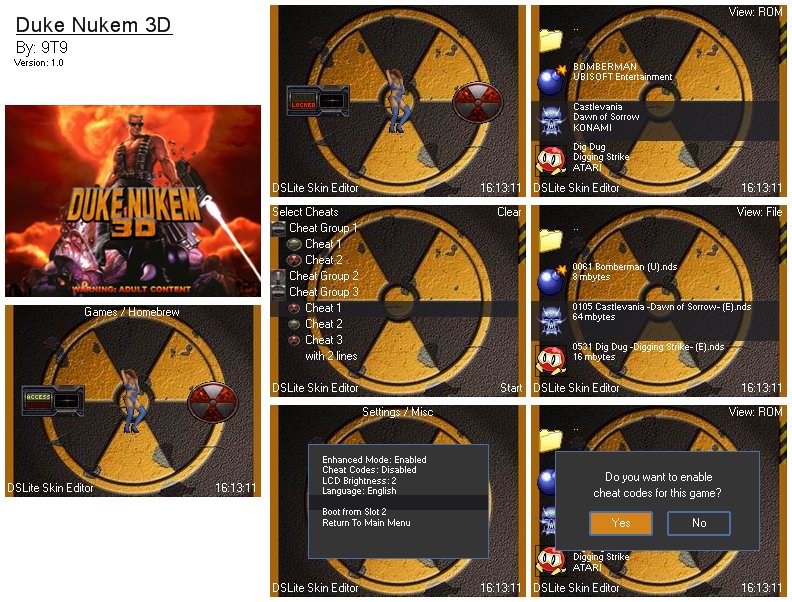 Duke Nukem 3D Skin (EDGE) | GBAtemp.net - The Independent Video Game Community